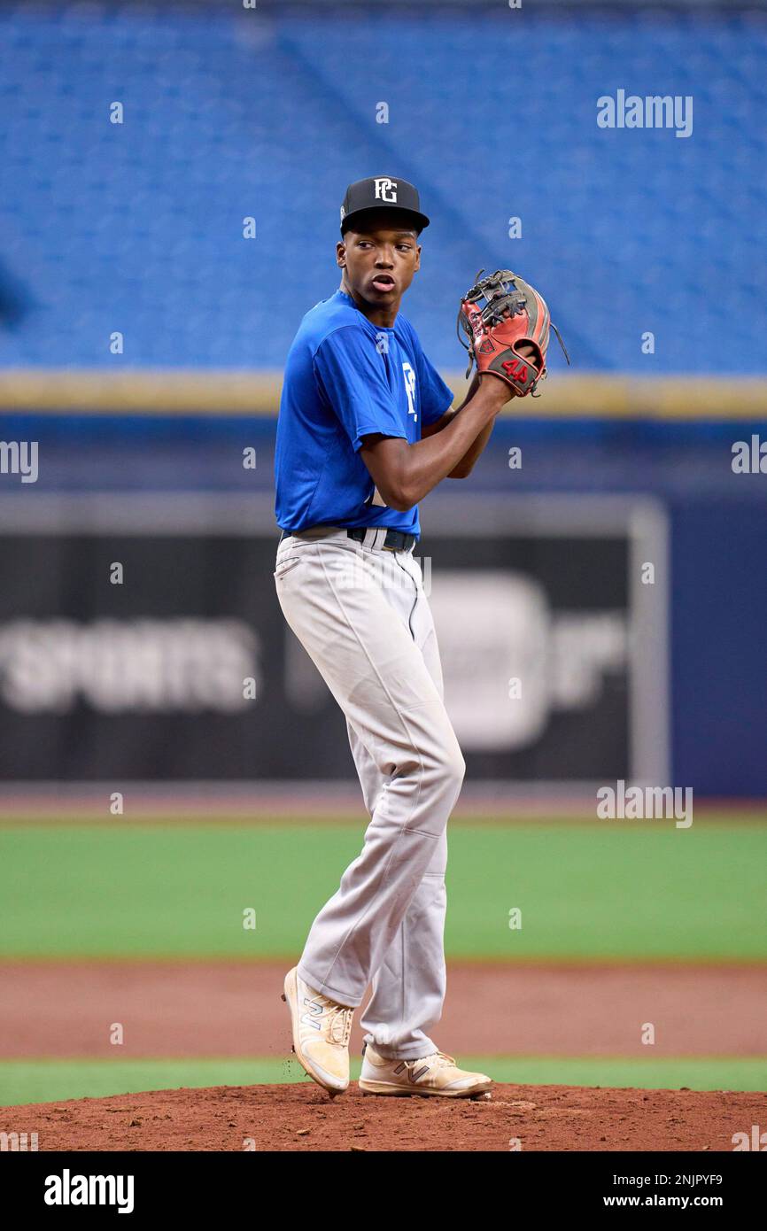 Alton Davis (12) of Hueytown High School in Hueytown, Alabama during ...