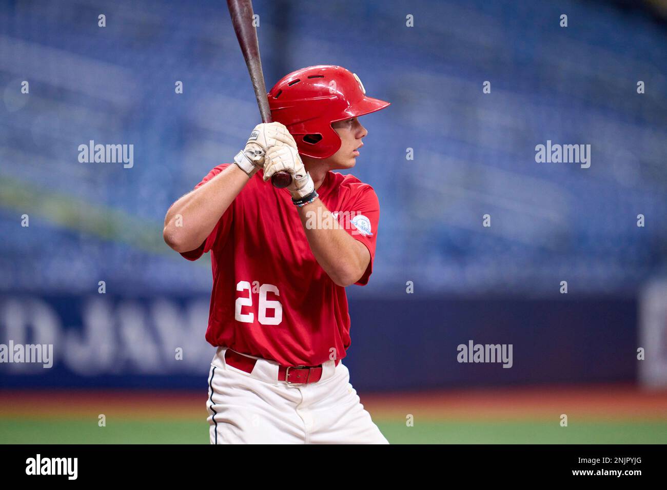 Blake Cyr (26) of Windermere High School in Windermere, Florida during ...