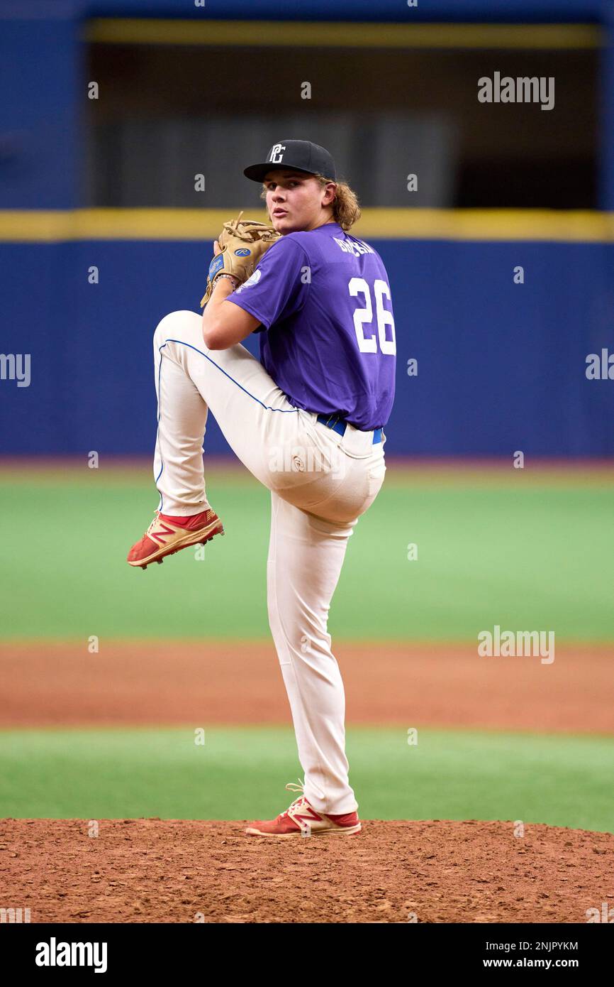 Sullivan Brackin (26) of The Bolles School in Jacksonville, Florida ...