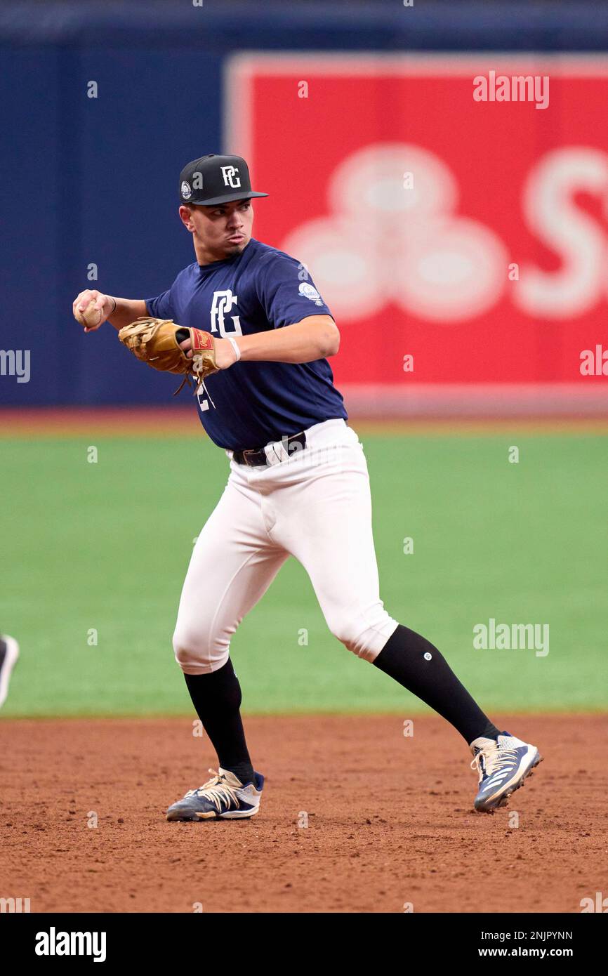 Jason Torres (21) of Miami Springs Senior High School in Miami, Florida ...