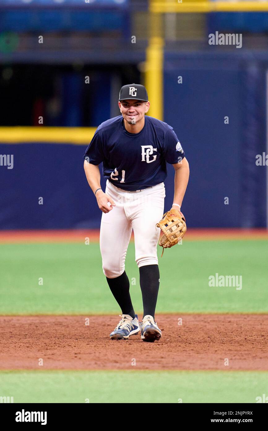 Jason Torres (21) of Miami Springs Senior High School in Miami, Florida ...