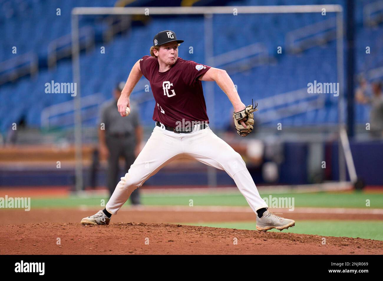 Riley Stanford (23) of Buford High School in Gainesville, Georgia ...