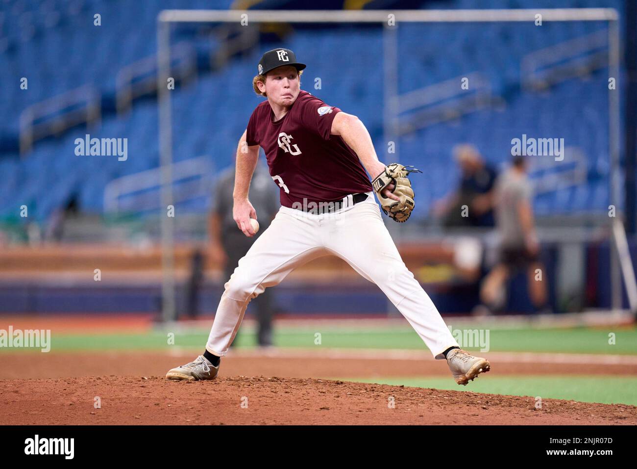 Riley Stanford (23) of Buford High School in Gainesville, Georgia ...