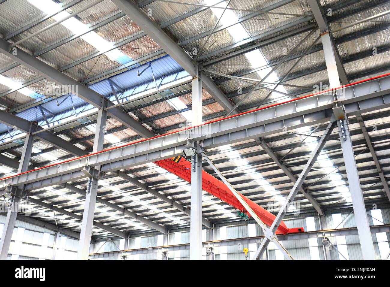 Steel structure building Stock Photo - Alamy