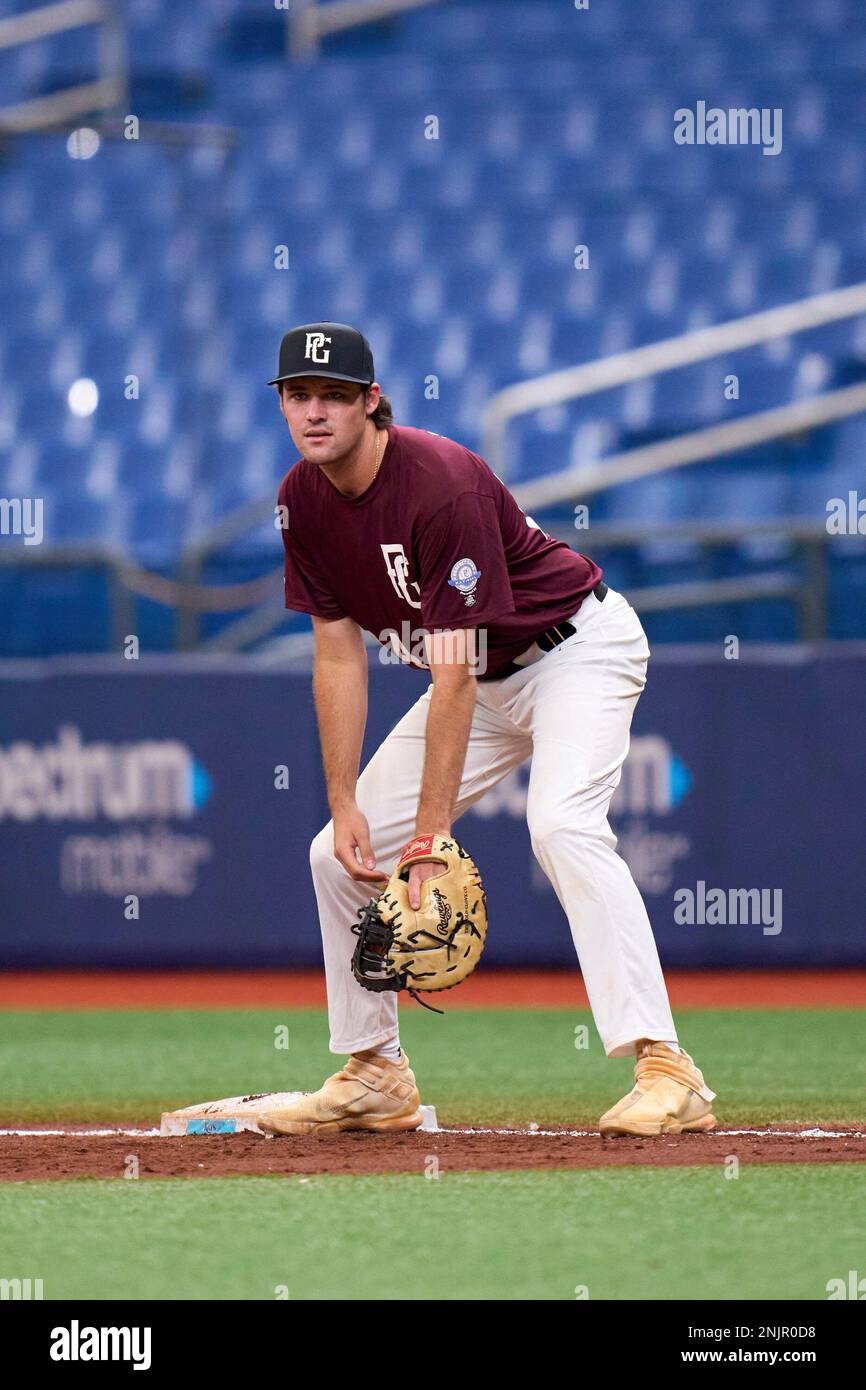Hunter Russell (24) of Episcopal High School in Jacksonville, Florida ...