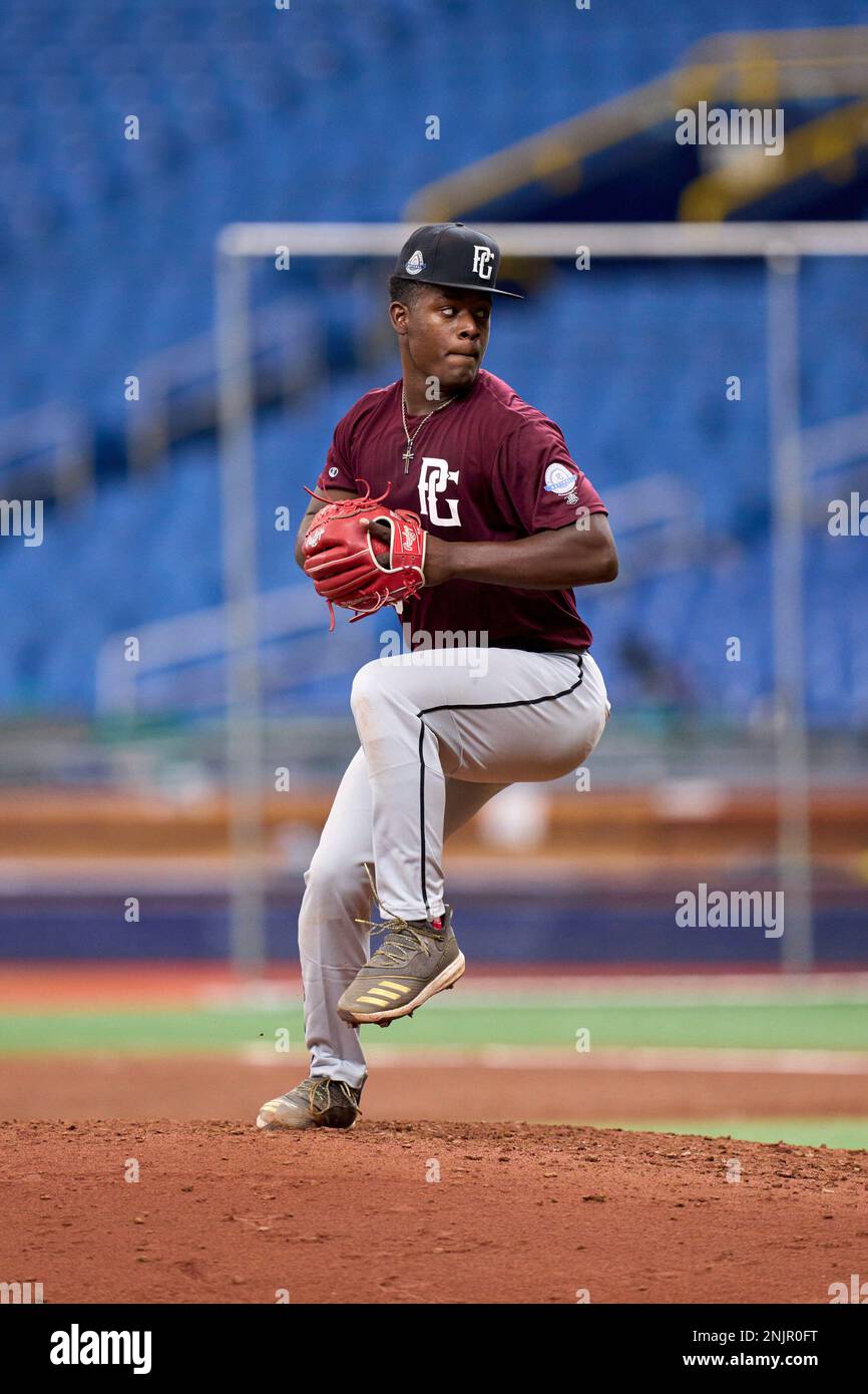 Isaiah Lowe (25) of Combine Academy in Shelby, North Carolina during ...