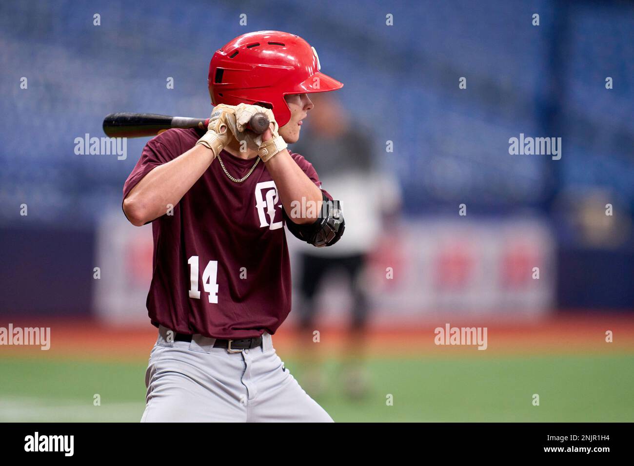 Austin Hawke (14) of Reagan High School in Pfafftown, North Carolina ...