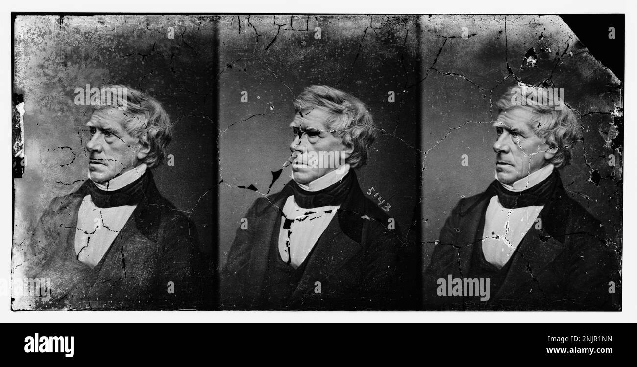 Portrait of Lord Brougham, captured in the Library of Congress Brady ...
