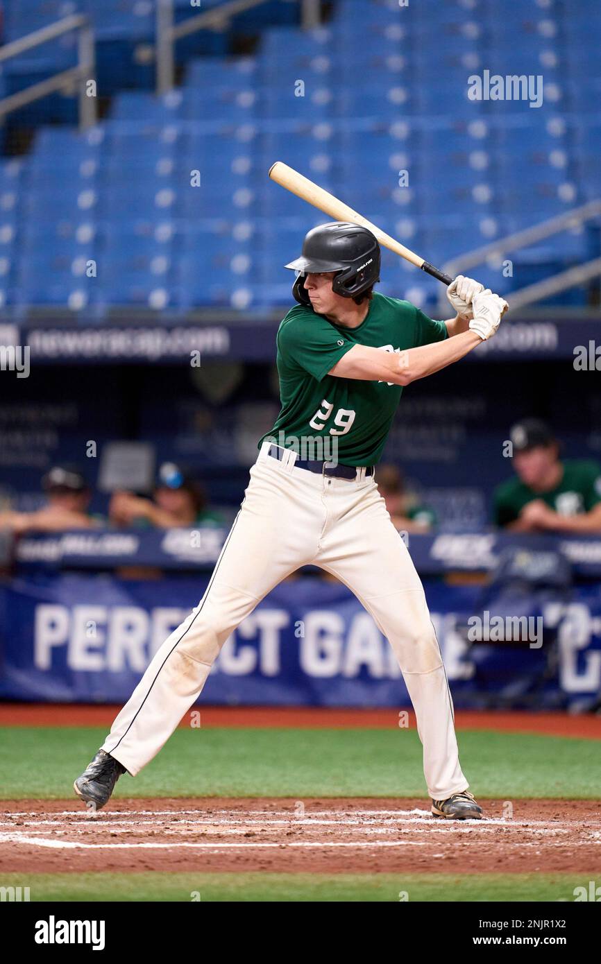 Trevor Fox (29) of St. Augustine High School in San Diego, California ...