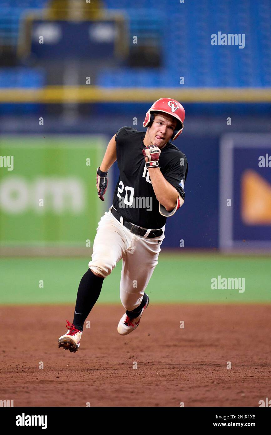 Logan Sauve (20) of Cumberland Valley High School in Boiling Springs ...