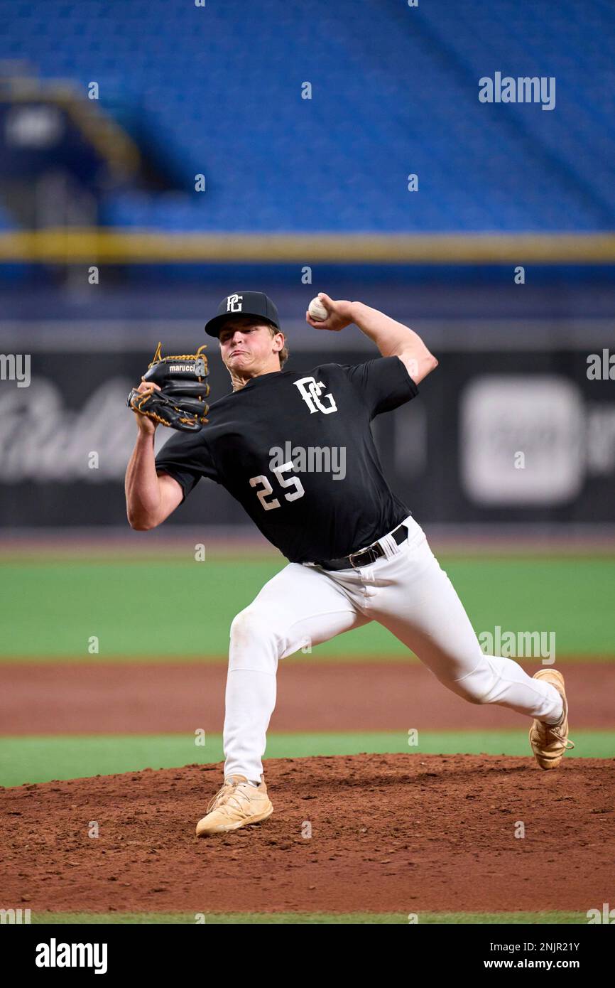 Brett Barfield (25) of North Forsyth High School in Cumming, Georgia ...
