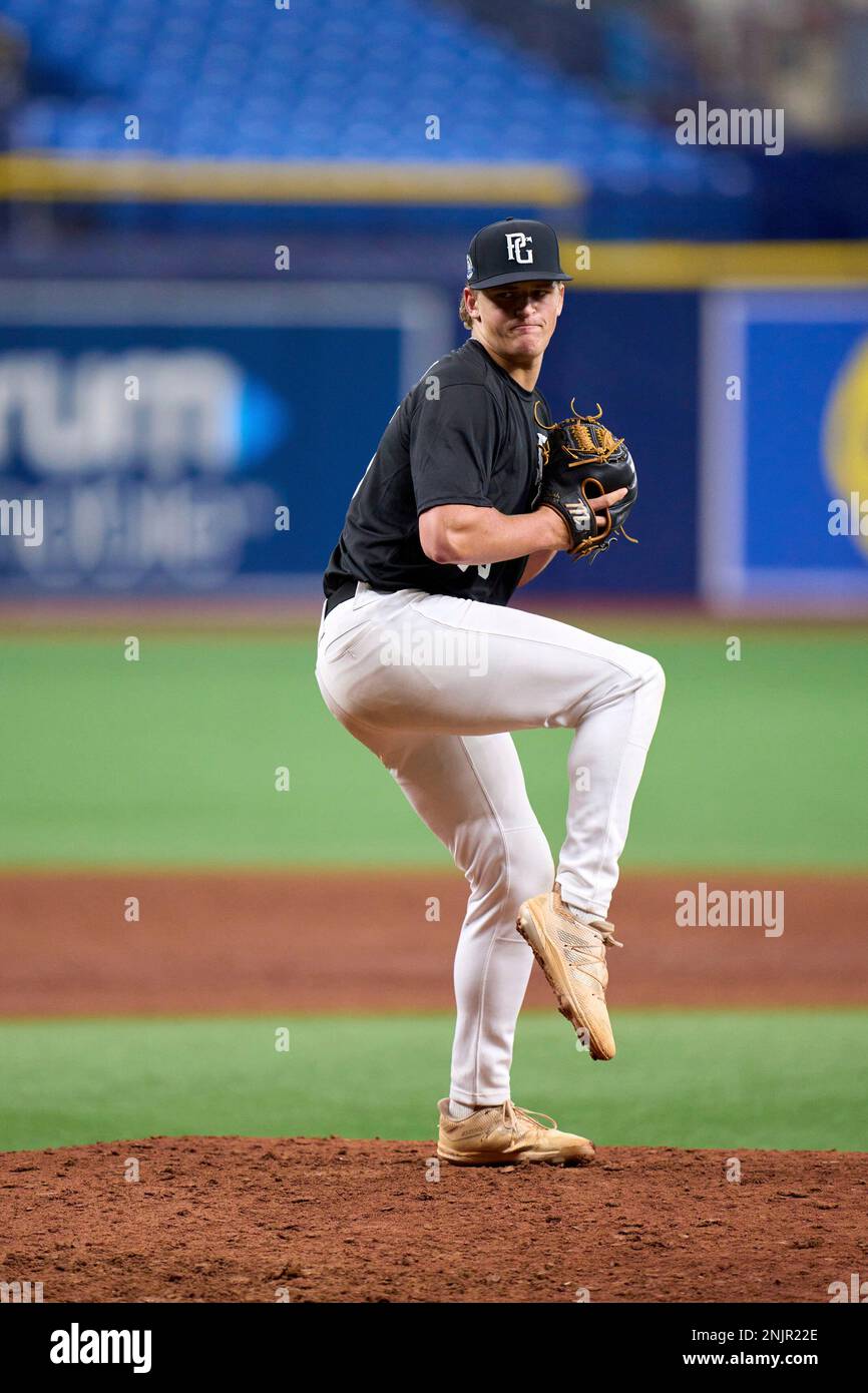 Brett Barfield (25) of North Forsyth High School in Cumming, Georgia ...