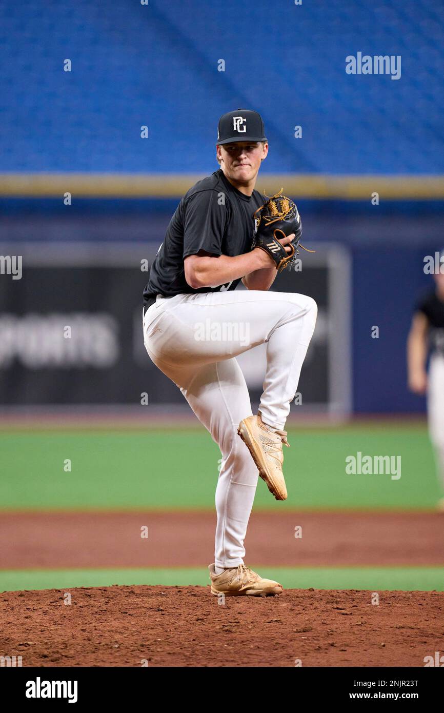 Brett Barfield (25) of North Forsyth High School in Cumming, Georgia ...