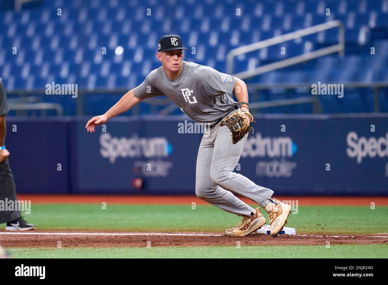 Chase Ingram (24) of IMG Academy in Pleasant Hill, California during ...