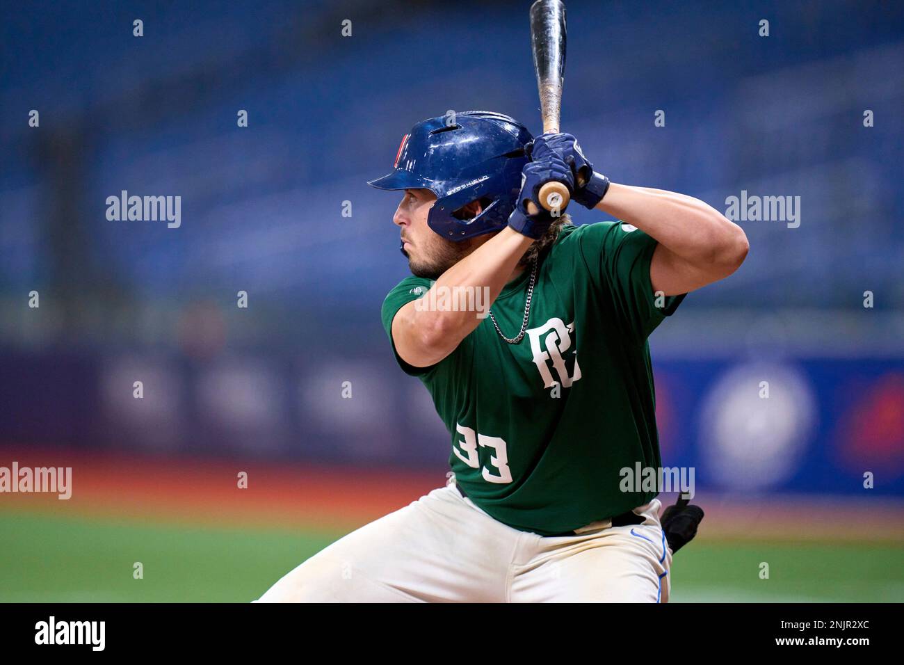 AJ Nessler (33) of Tampa Jesuit High School in Tampa, Florida during ...