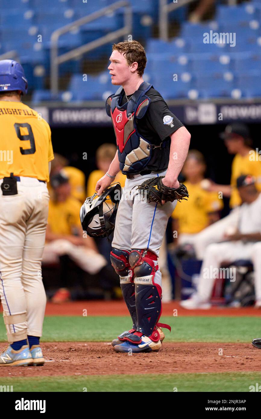 Jared Jones (30) of Walton High School in Marietta, Georgia during the ...