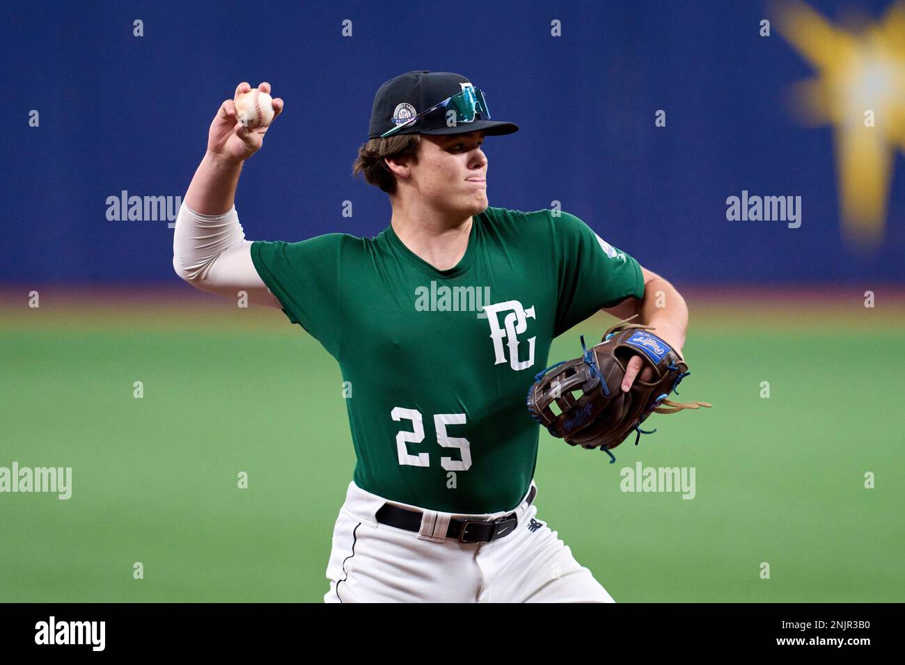 Jacob Reimer (25) of Yucaipa High School in Yucaipa, California during ...