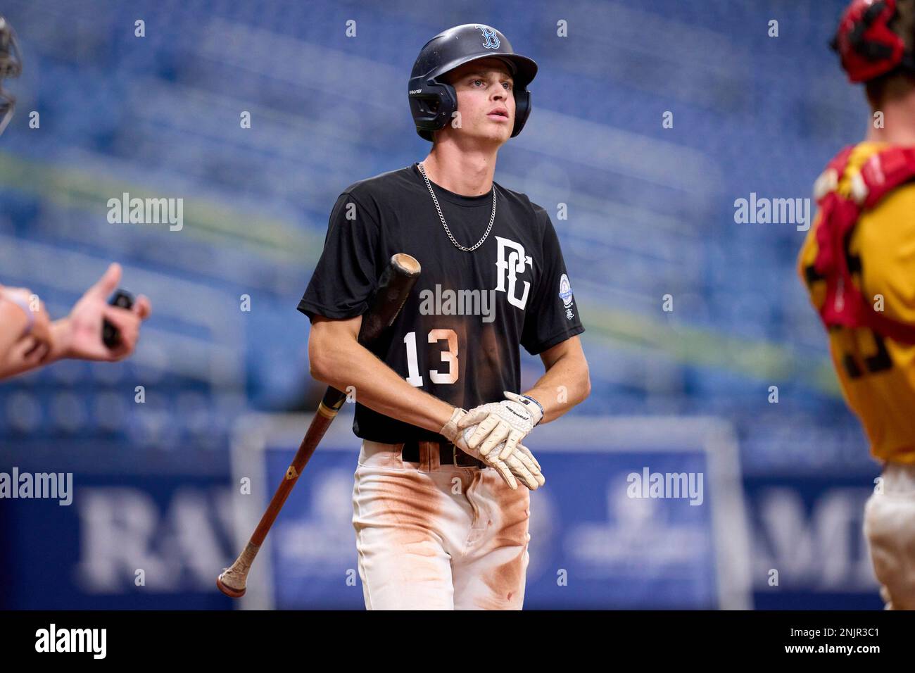 Gavin Guidry (13) of Alfred M. Barbe High School in Lake Charles ...