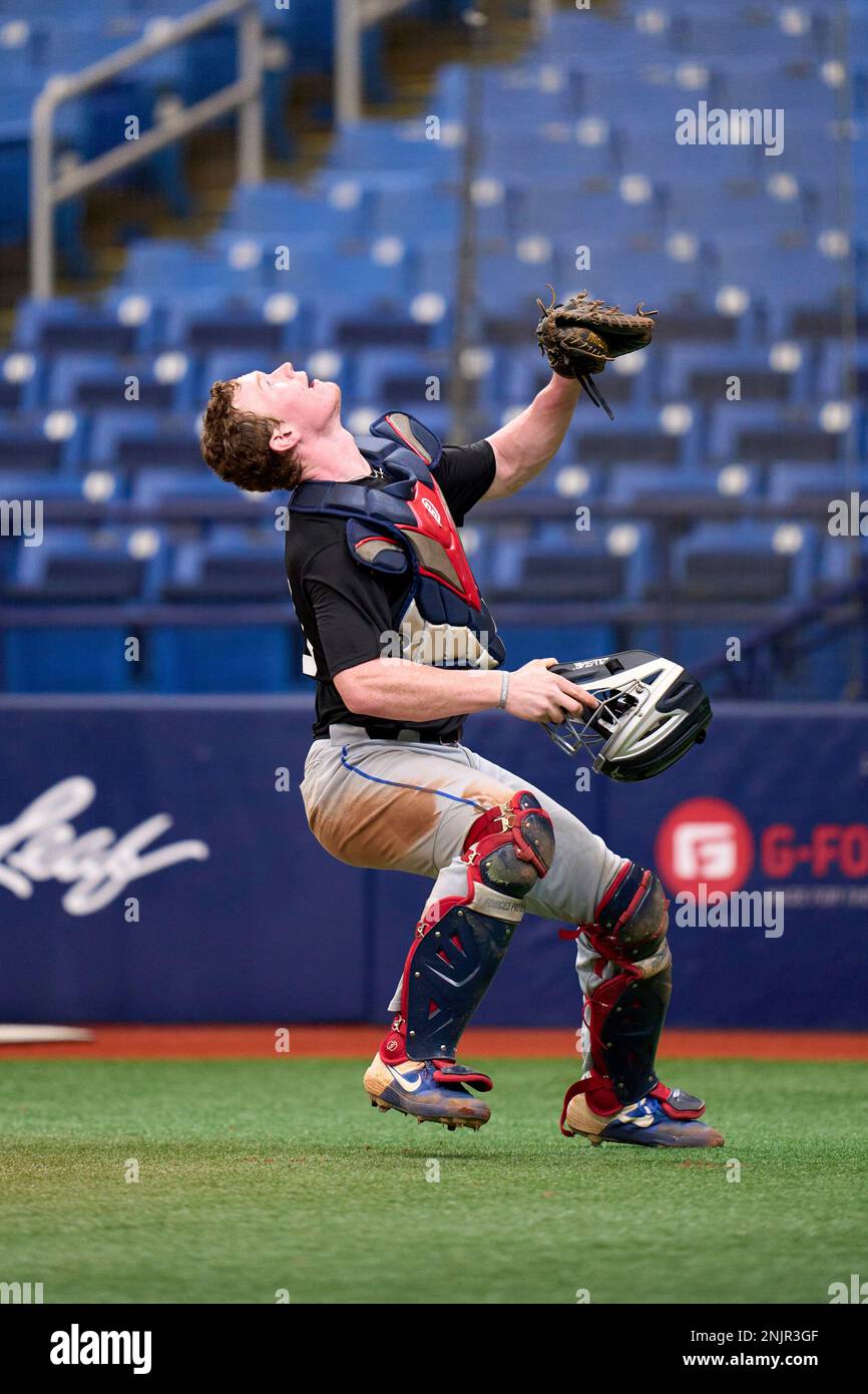 Jared Jones (30) of Walton High School in Marietta, Georgia during the ...