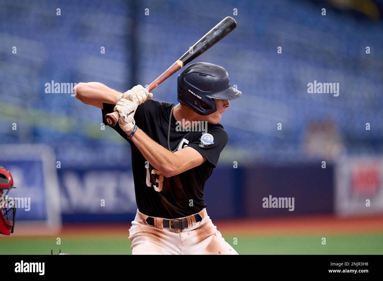 Gavin Guidry (13) of Alfred M. Barbe High School in Lake Charles ...