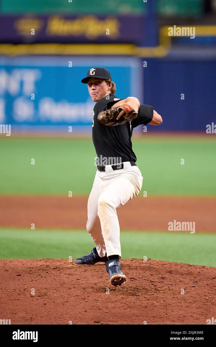 Ben Barrett (26) of The First Academy in Orlando, Florida during the ...