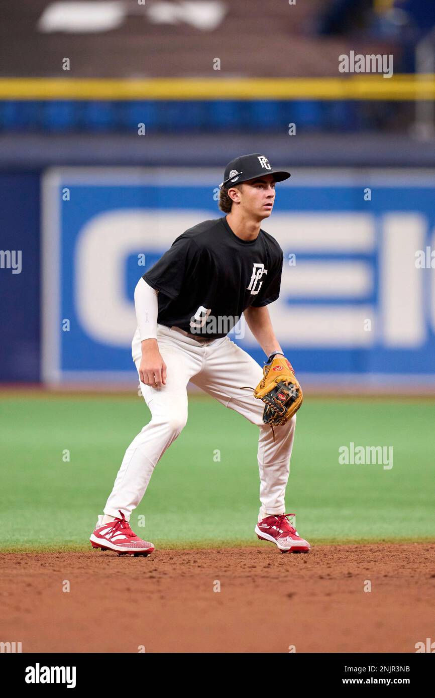 Kolby Branch (9) of Lovejoy High School in Lucas, Texas during the ...
