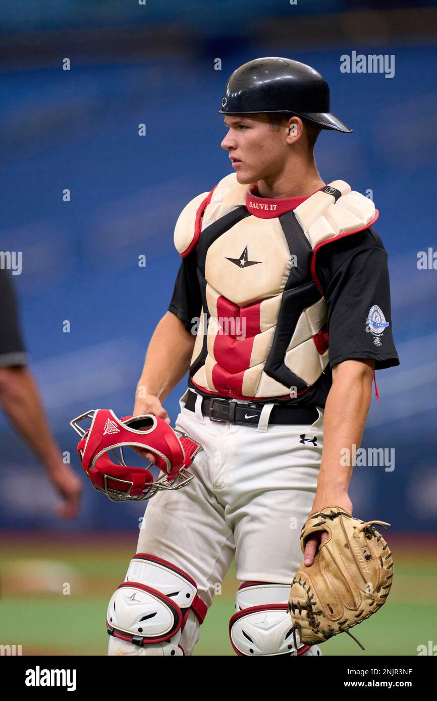 Logan Sauve (20) of Cumberland Valley High School in Boiling Springs ...