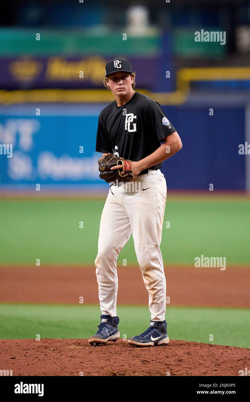 Ben Barrett (26) of The First Academy in Orlando, Florida during the ...
