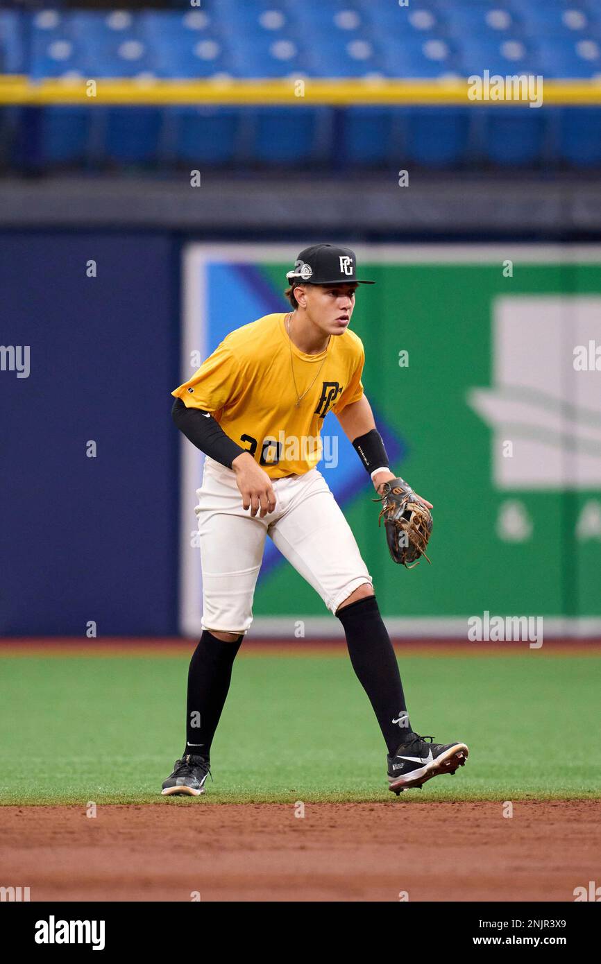 Caden Powell (30) of Clinton High School in Clinton, Oklahoma during ...