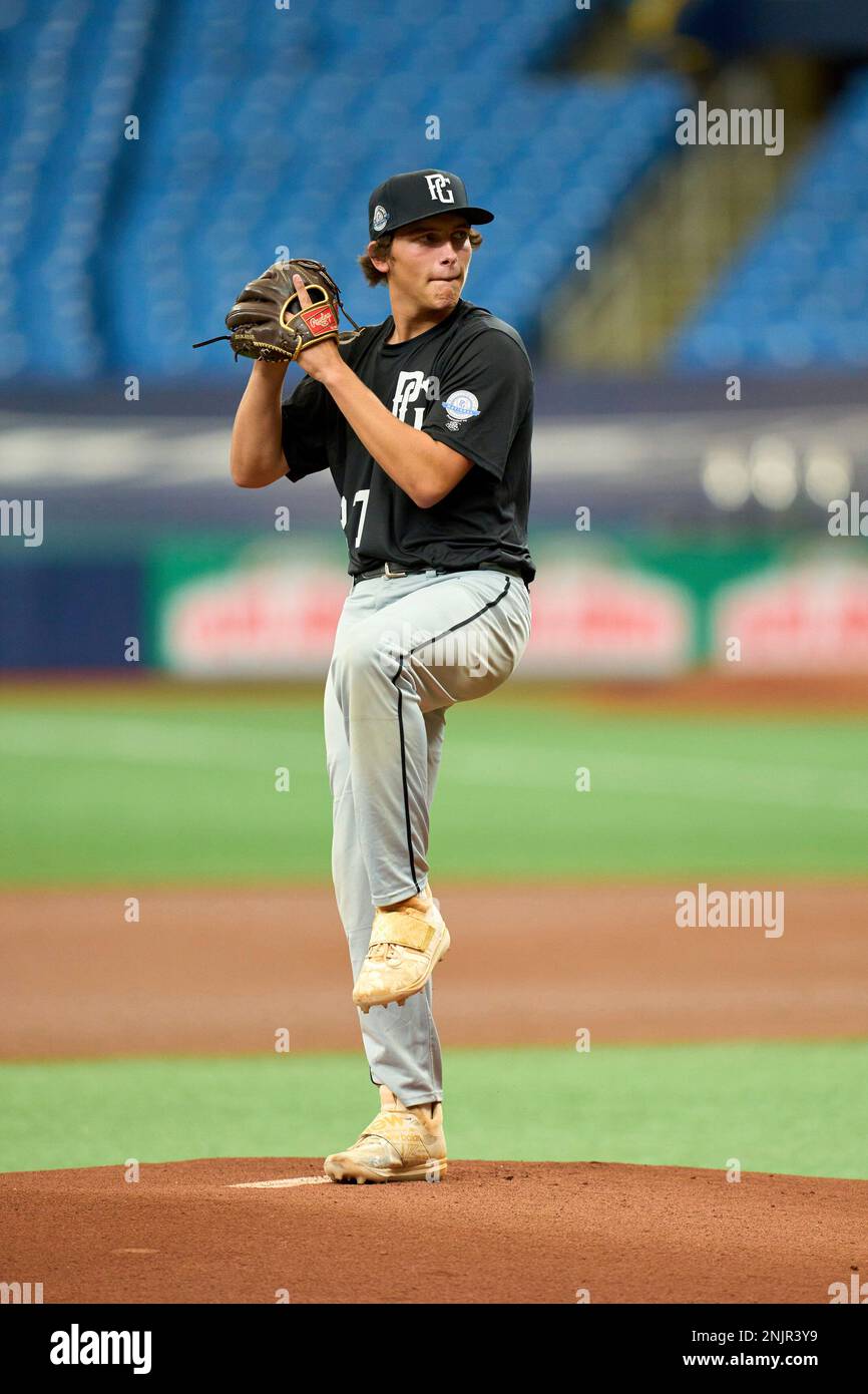 Carter Boyd (27) of Reagan High School in Lewisville, North Carolina ...