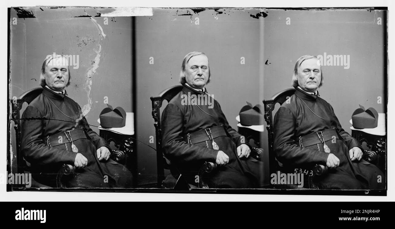 Portrait of Rev. Father Pierre Jean De Smet, a Catholic missionary who ...
