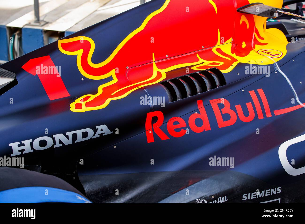 Sakhir, Bahrain - 23/02/2023, Red Bull Racing RB19, body, carrosserie ...