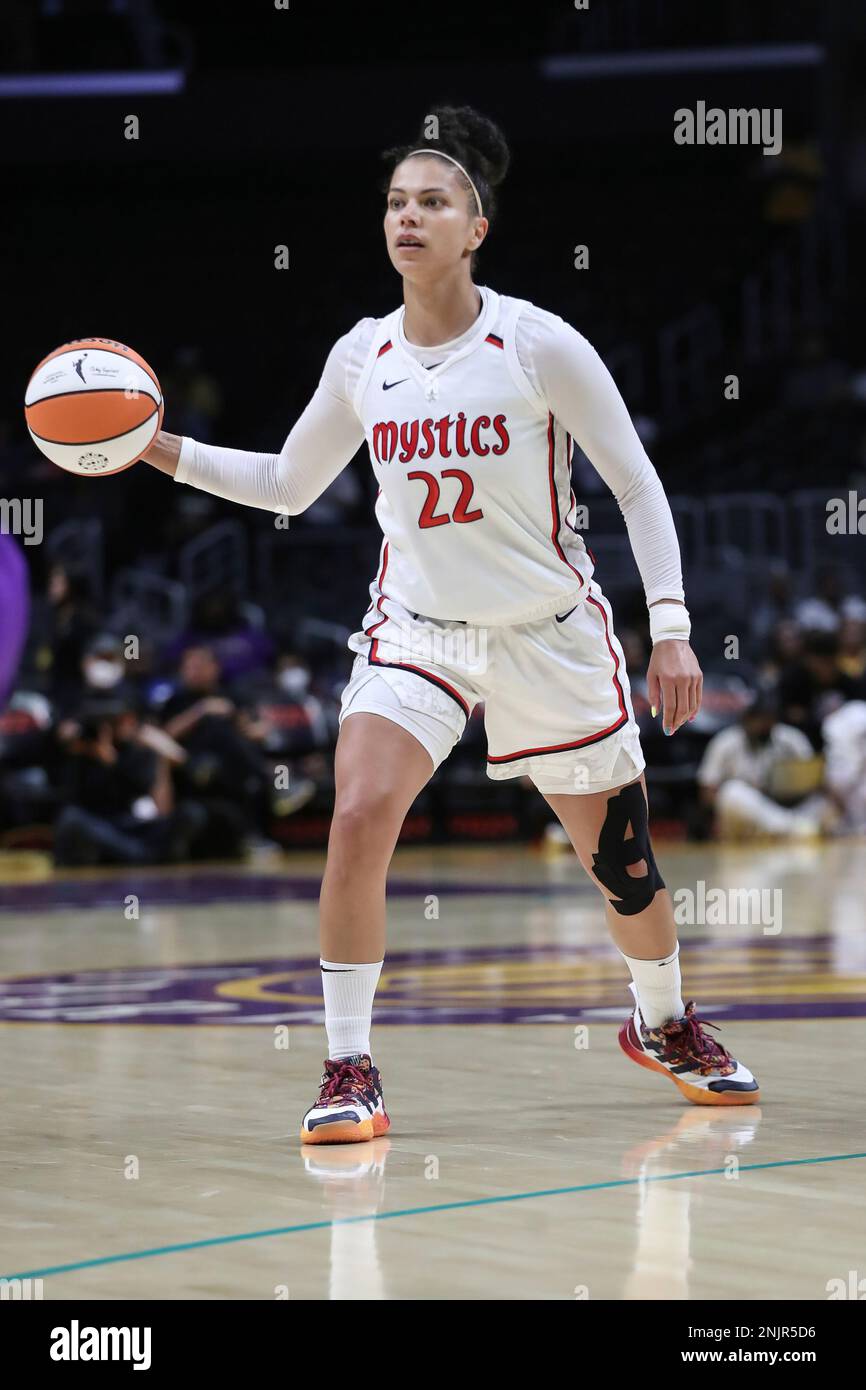 LOS ANGELES, CA - JULY 12: Washington Mystics forward Alysha Clark #22 ...