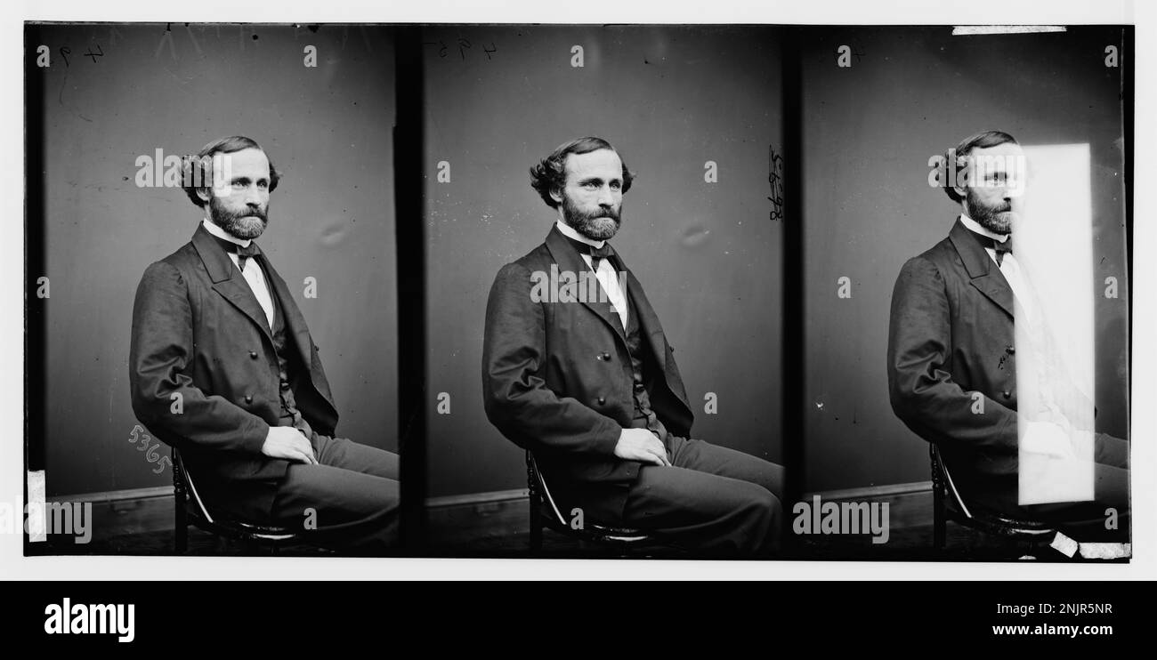 Portrait of Hon. Henry Laurens Dawes, a political figure from ...