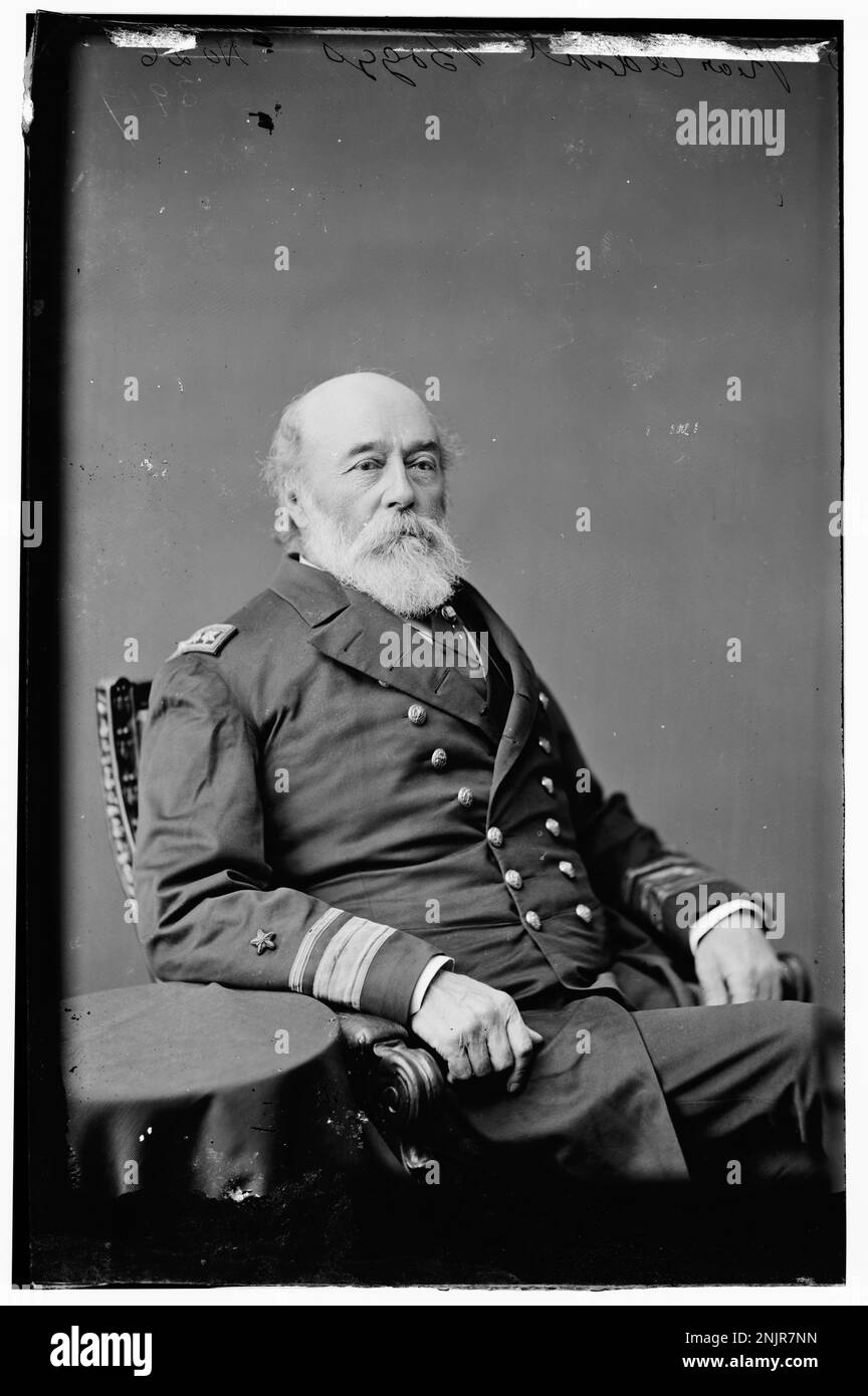 Portrait of Admiral Boggs, a U.S. Navy officer, preserved in the Brady ...