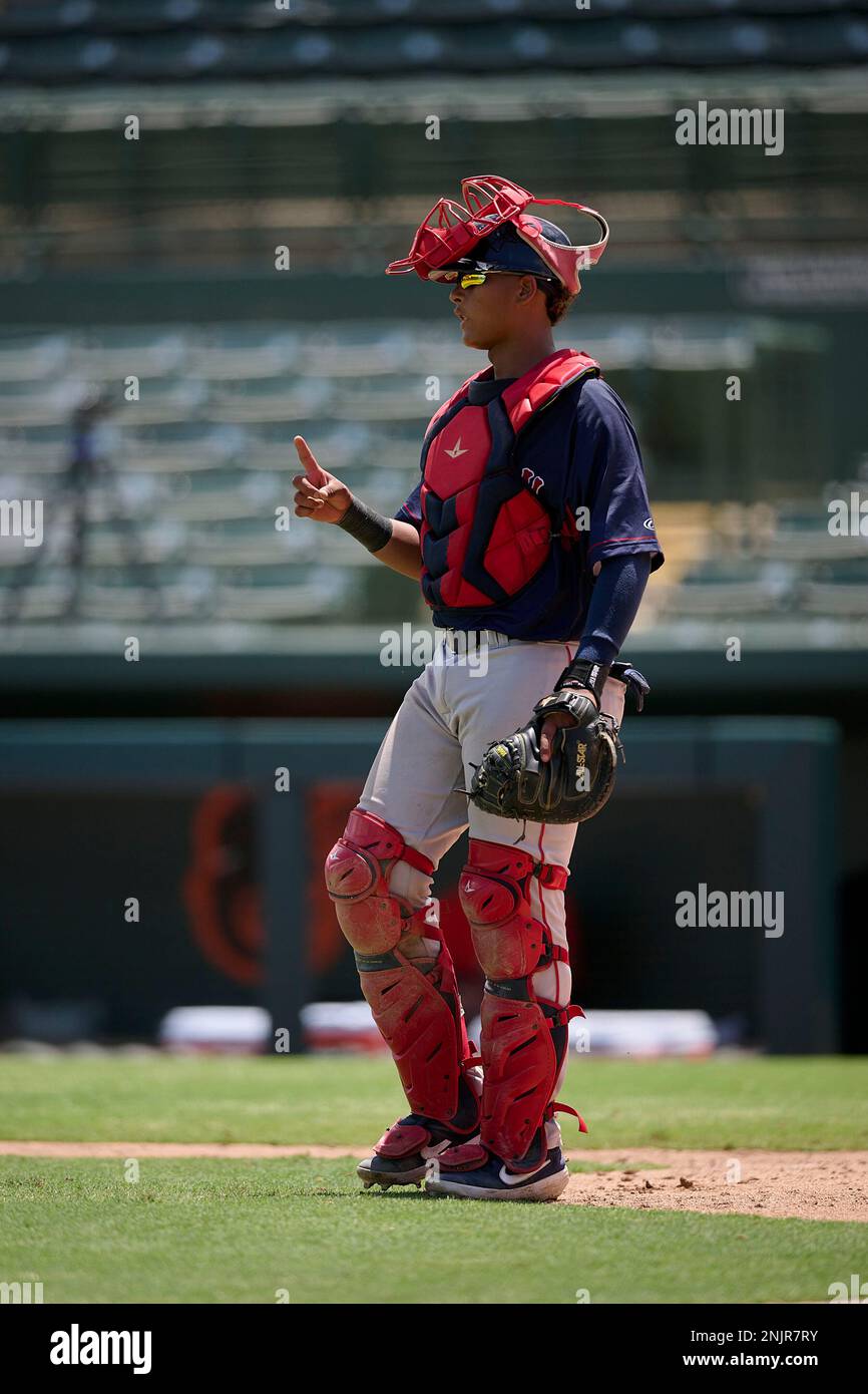 FCL Red Sox catcher Enderso Lira (10) during a Florida Complex League ...