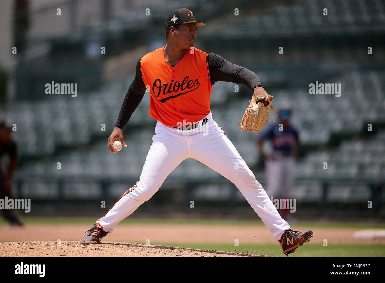 FCL Orioles pitcher Randy Beriguete (55) during a Florida Complex ...
