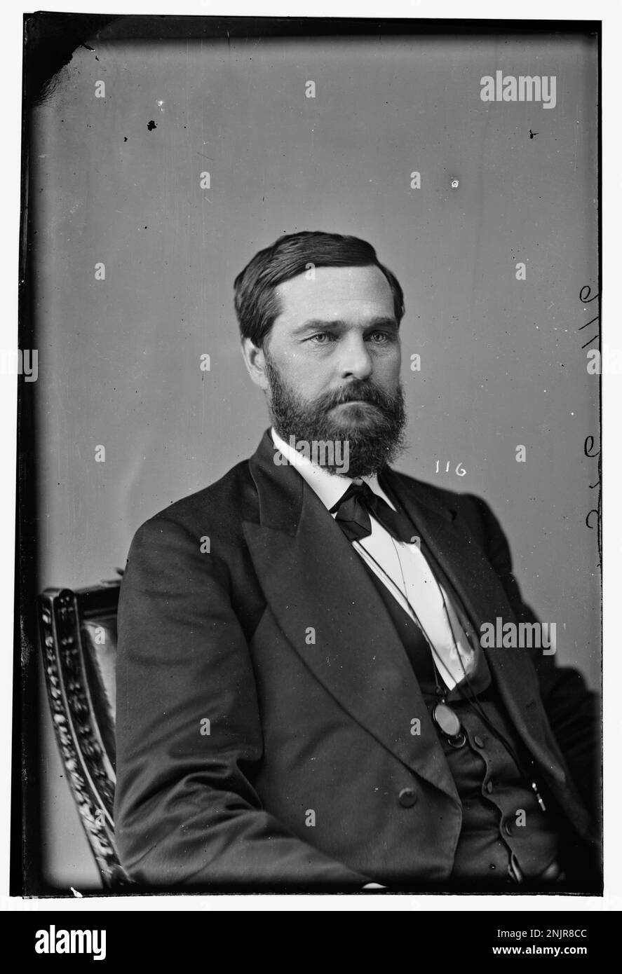 Portrait of Hon. John Glover, a Missouri politician, from the Library ...