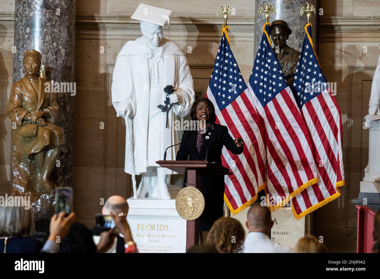 UNITED STATES - JULY 13: Rep. Val Demings, D-Fla., speaks during a ...