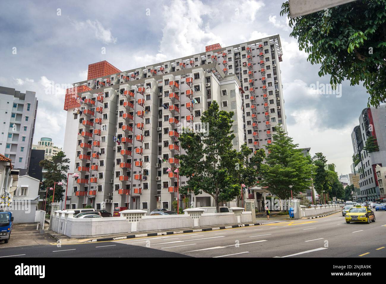 Singapore, Singapore - Multistory residential building Stock Photo - Alamy