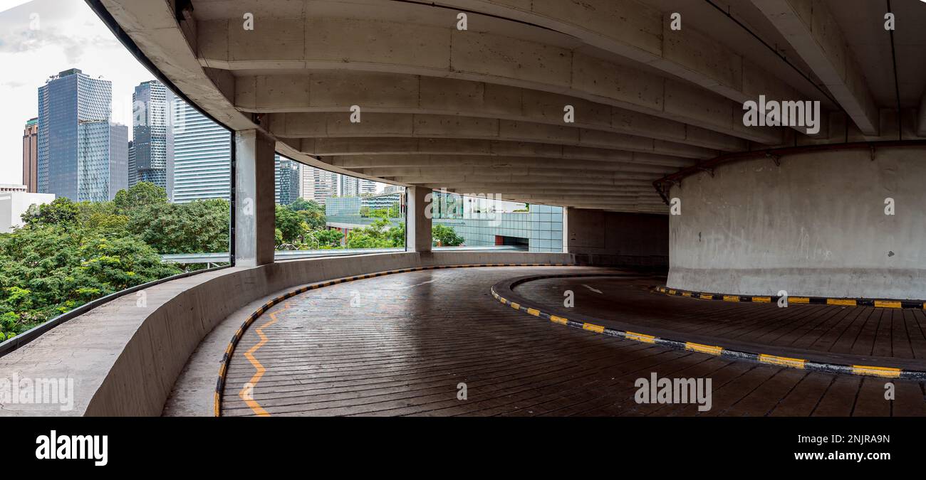 Spiral concrete ramp hi-res stock photography and images - Alamy