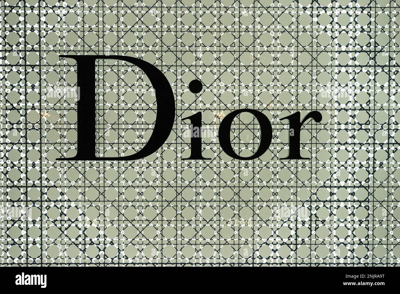Singapore, Singapore - Christian Dior fashion brand shop logo Stock ...