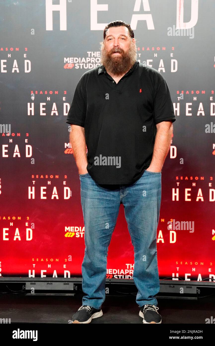 Actor Hovik Keuchkerian poses at photocall during the presentation of ...