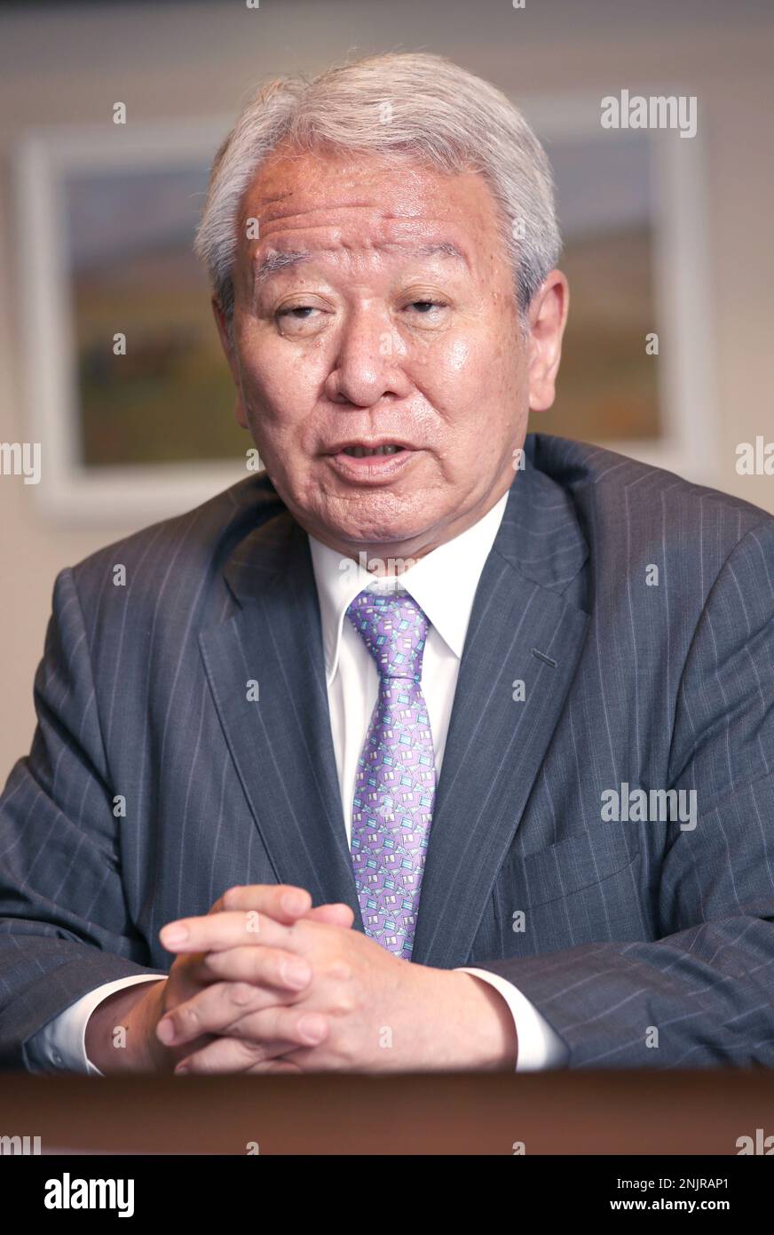 Akihiko Tanaka, President of Japan International Cooperation Agency ...