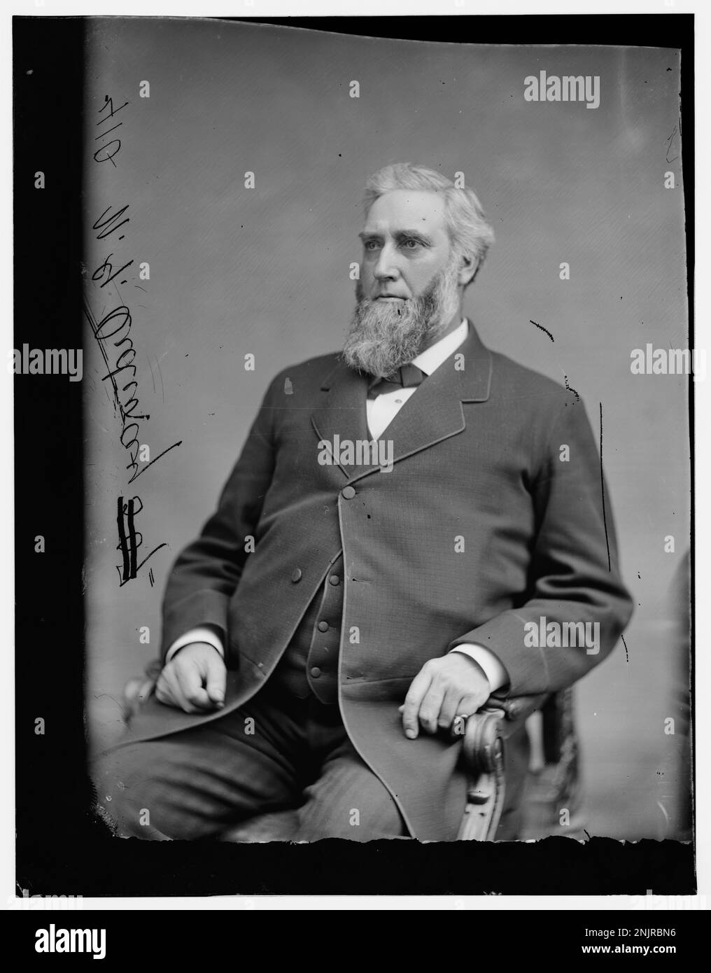 Portrait of N.G. Ordway, a historical figure in American history, noted ...