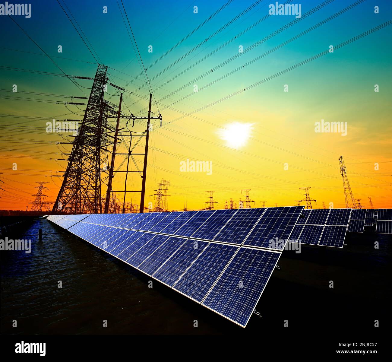 Solar power grid tied hi-res stock photography and images - Alamy