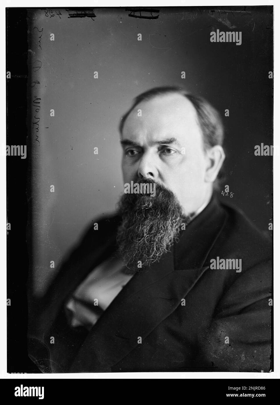 Portrait of Hon. Oliver P. Morton, Governor of Indiana, from the ...