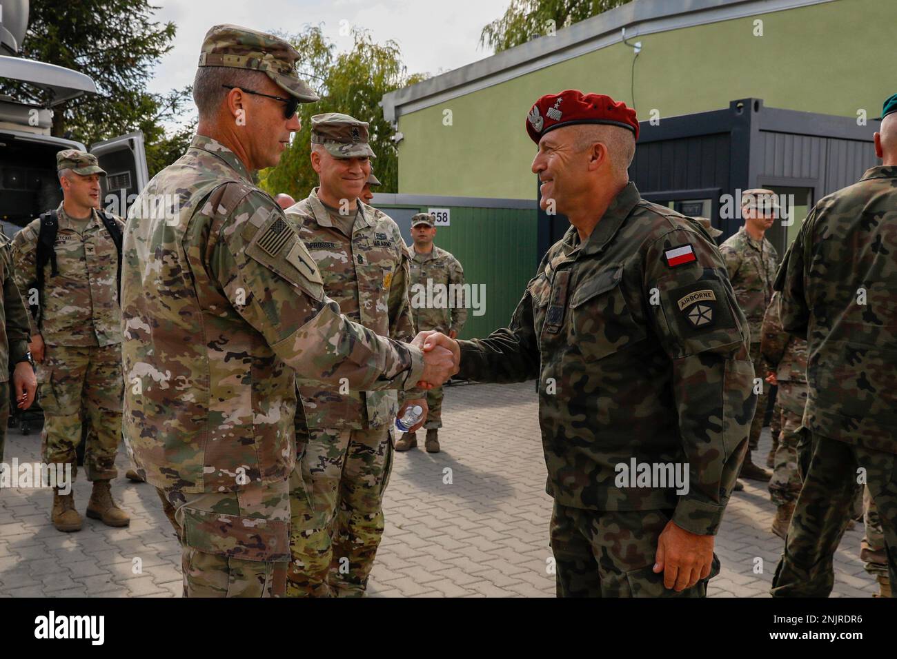 U.S. Army Lt. Gen. John Kolasheski, commanding general of V Corps ...