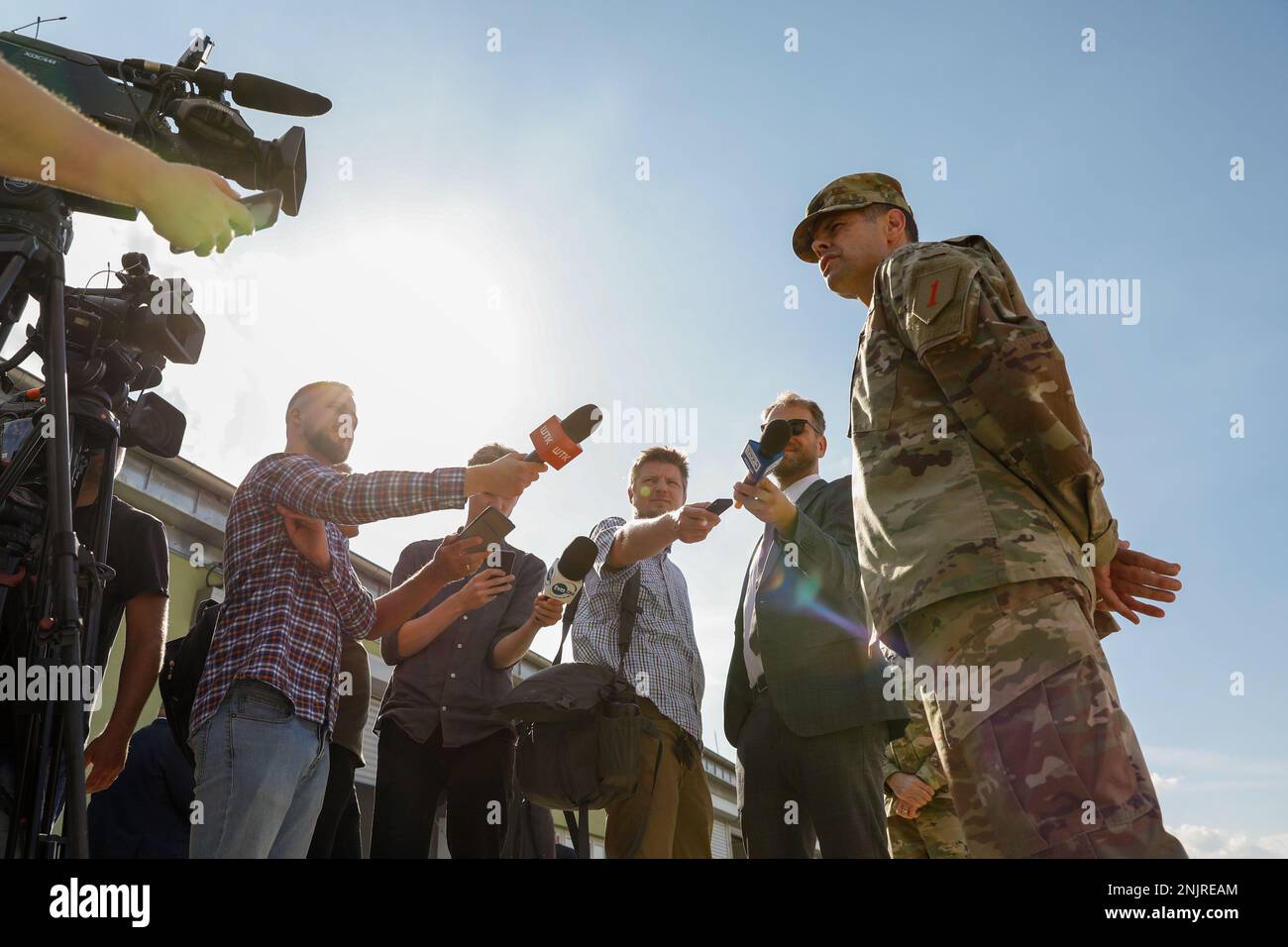 U.S. Army Col. John B. Mountford, deputy commanding officer for ...