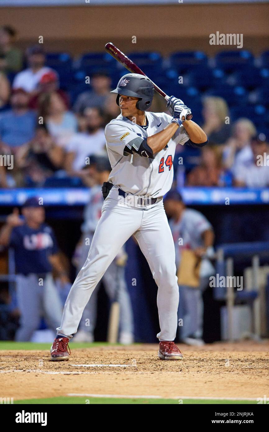Braden Montgomery (24) (Stanford) of Team Stripes during a game against ...